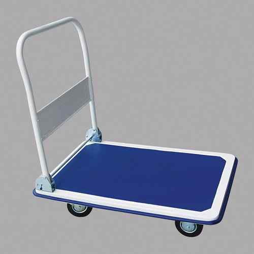 Custom Heavy Duty Warehouse Trolley Cart With Flat / Travelator Castor